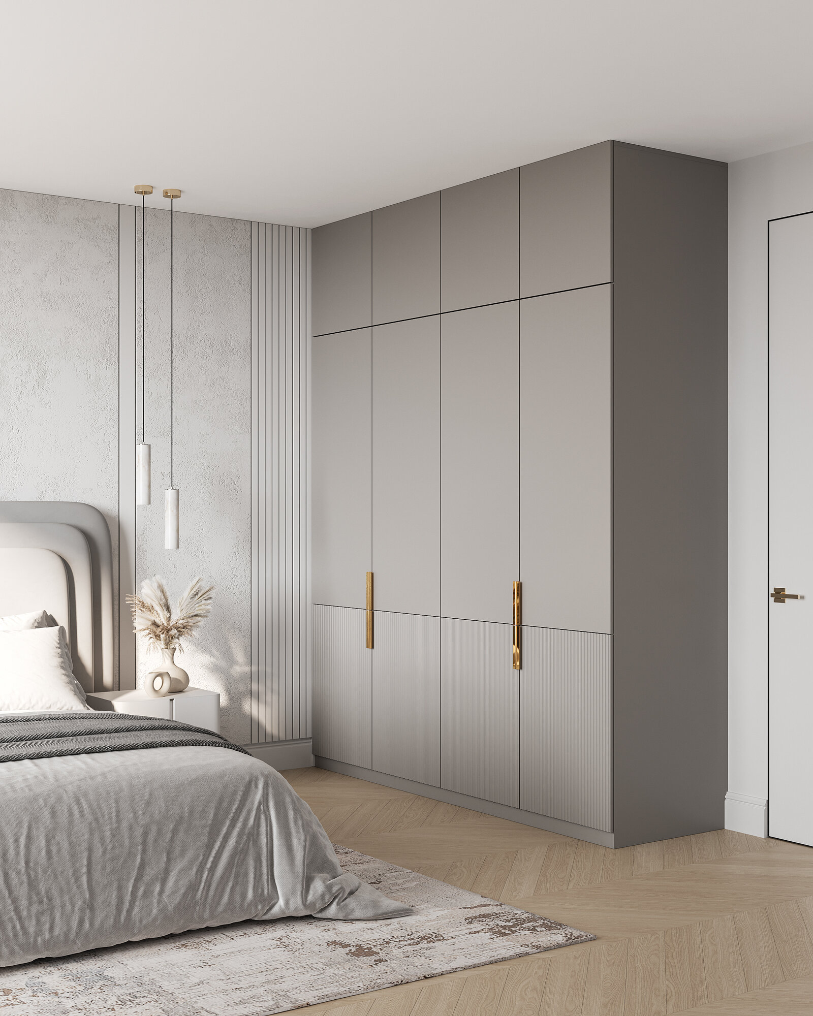 Шкаф в спальню Николь W4