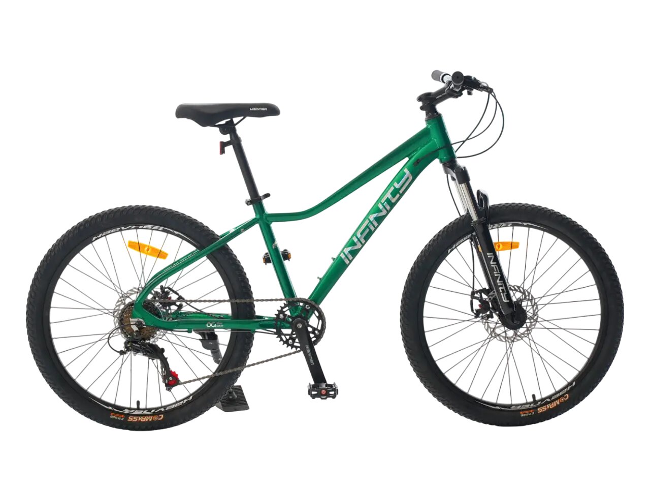 Велосипед HAEVNER INFINITY 2024, 24", рама 14", салатовый перламутр