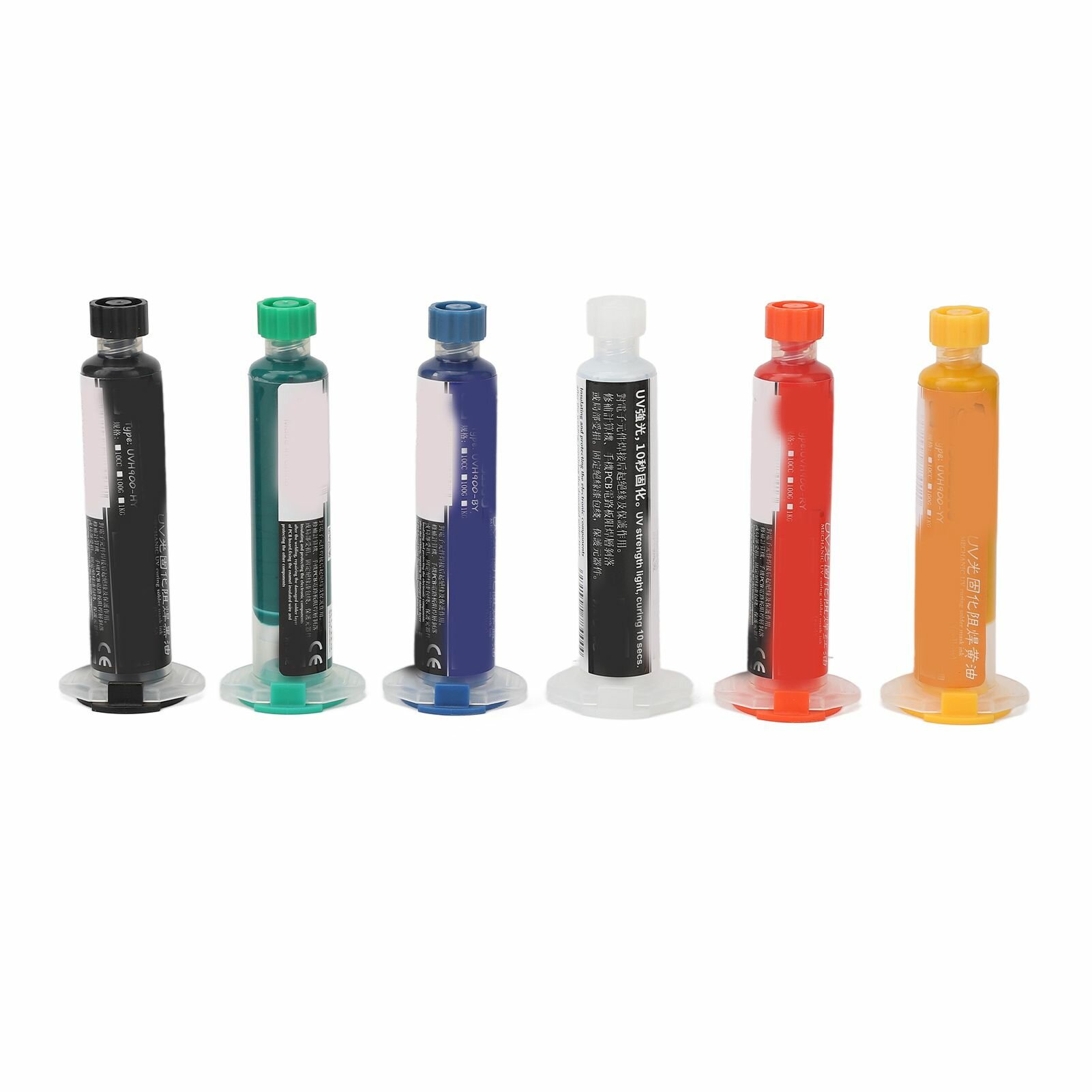 Набор светоотверждаемых паяльных масок, 6 цветов