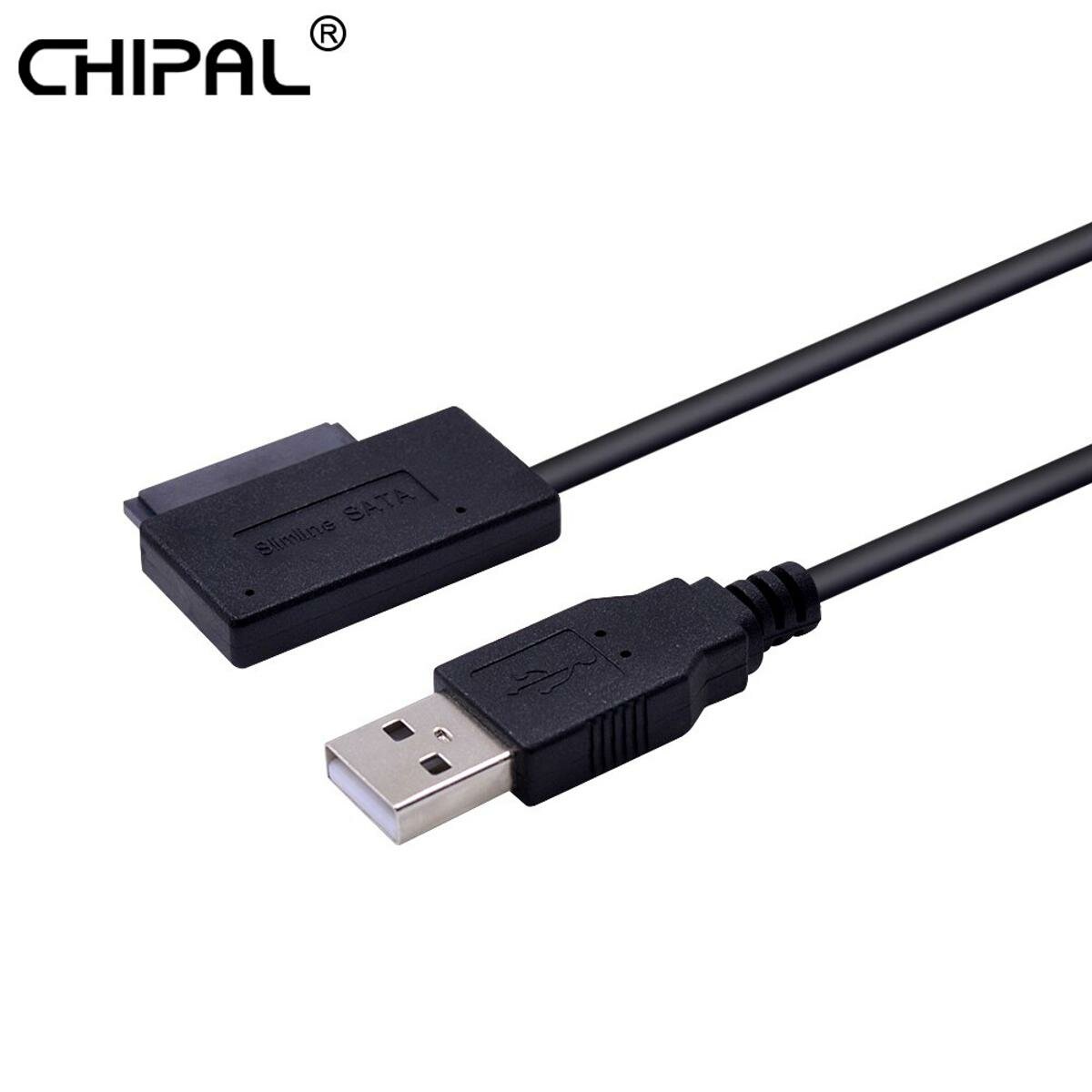 CHIPAL USB 2.0 на Mini Sata II 7+6 13Pin адаптер для компьютера ноутбука CD/DVD ROM Slimline привод конвертер кабель шну
