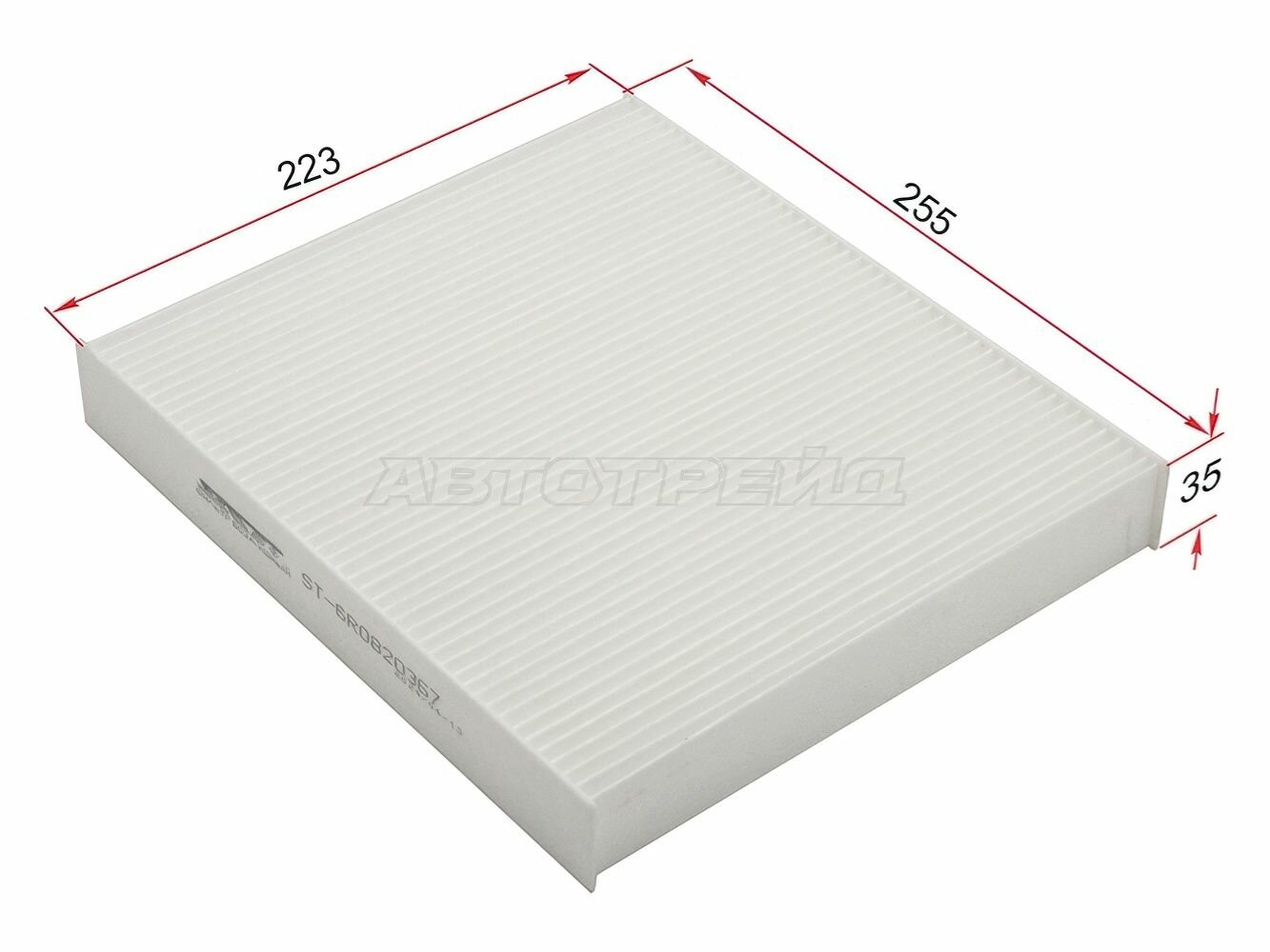 Фильтр салона для Шкода Фабиа, Рапид, Румстер, Фольксваген, Поло арт ST6R0820367 SAT