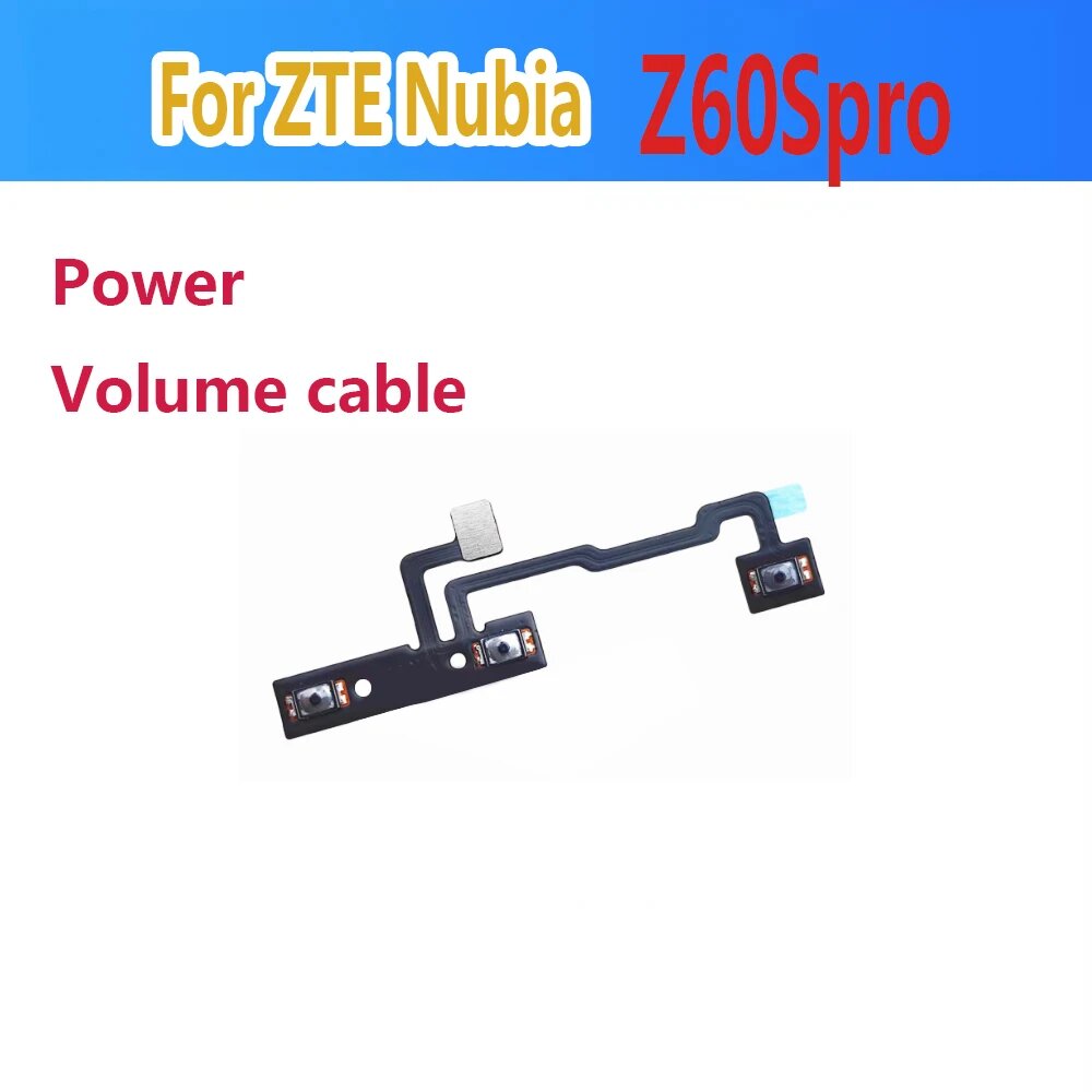 Переключатель громкости для ZTE Nubia Z60S Pro, черный