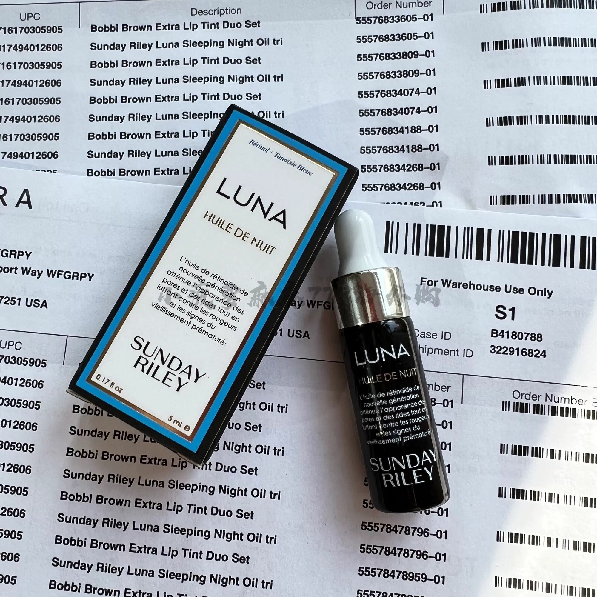 SUNDAY RILEY Ночное антивозрастное масло для лица Luna Sleeping Oil 5 мл