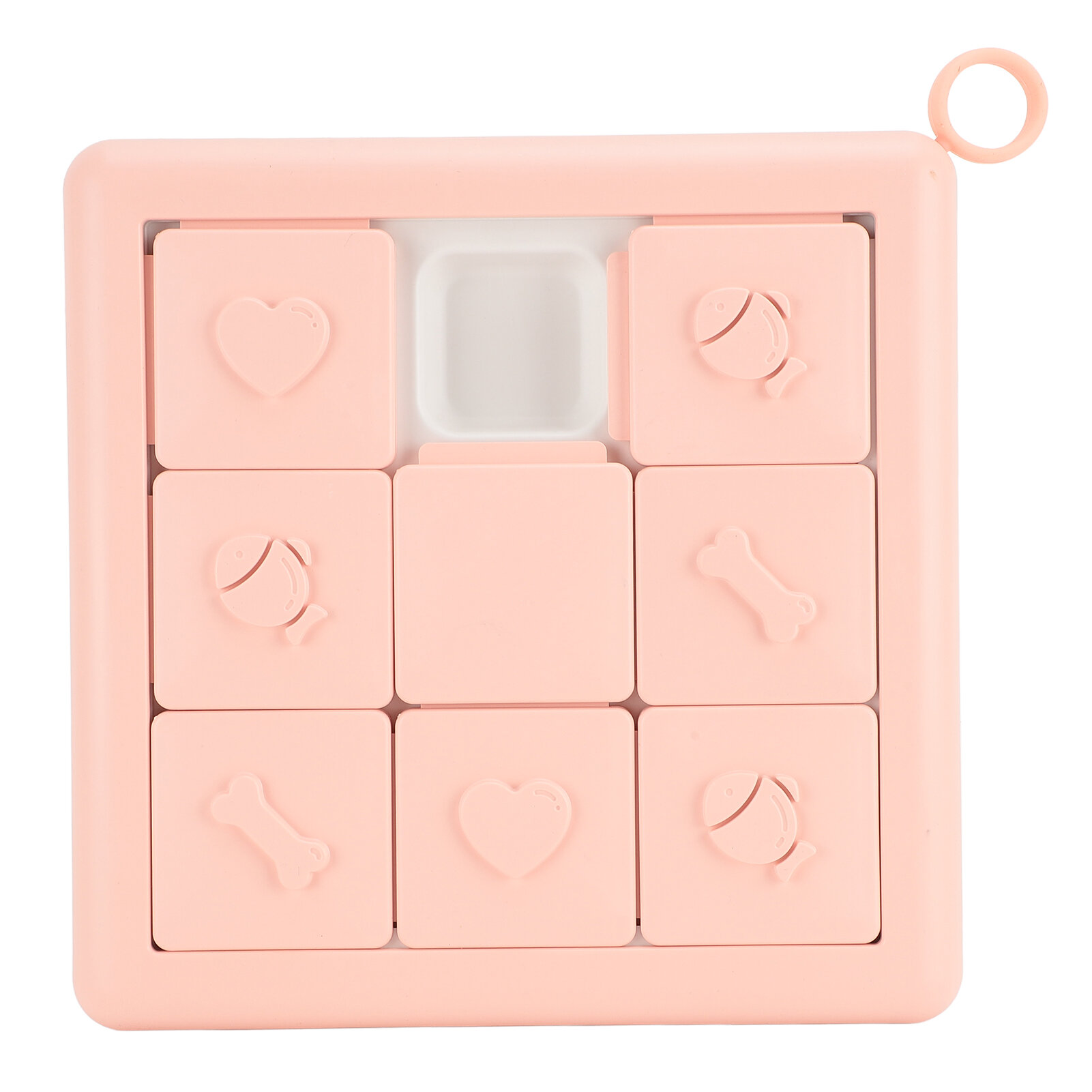 Миска для кормления собак, головоломка, игрушка, обучающая интерактивная, для снятия стресса, дрессировки собак, головоломка, кормушка для дома, розовая