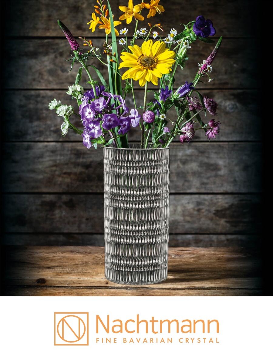 Ваза настольная Nachtmann Ethno, высота 28 см, хрустальное стекло