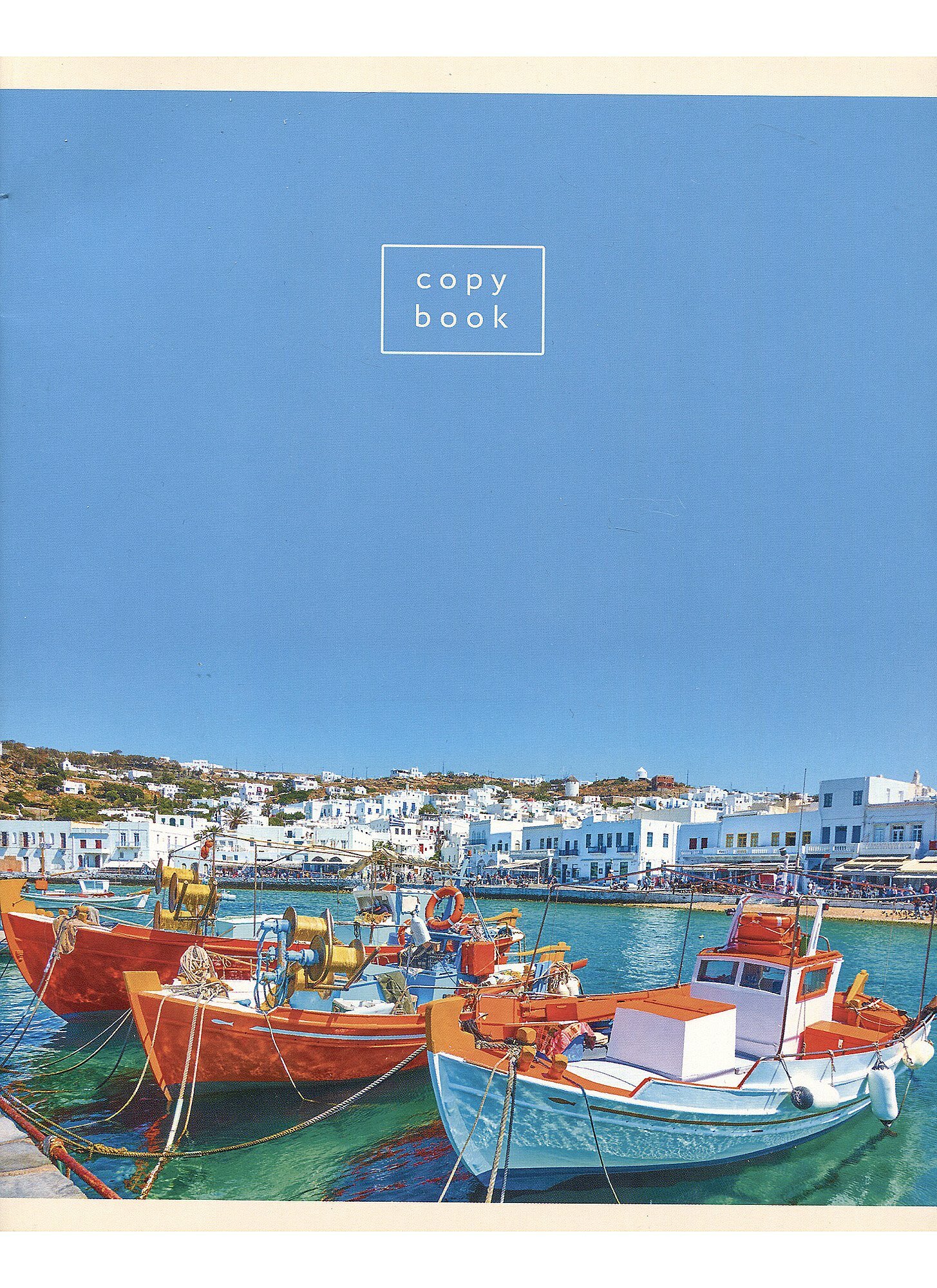 Тетрадь в клетку Listoff, Boats, 80 листов, в ассортименте