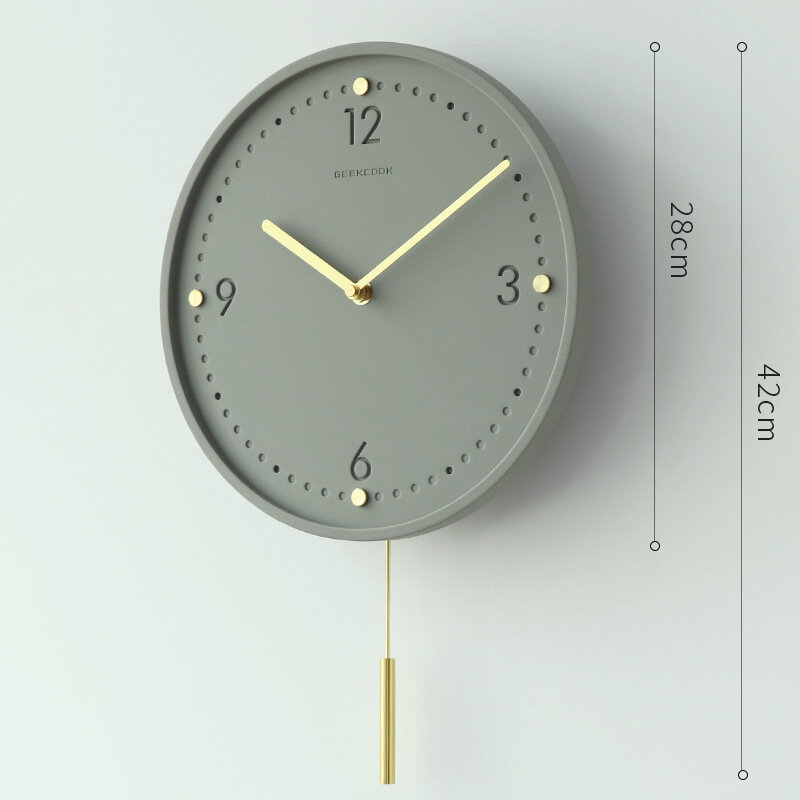 Настенные часы "Фэн-шуй", латунь, 28 см