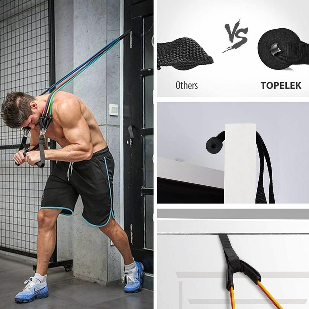 Набор эспандеров 11 предметов с анкерами для двери