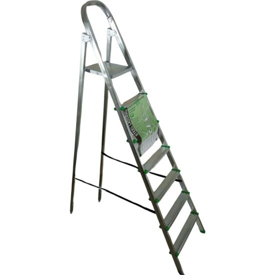 Лестница-стремянка Lwi 8 ступеней, сталь (08S)