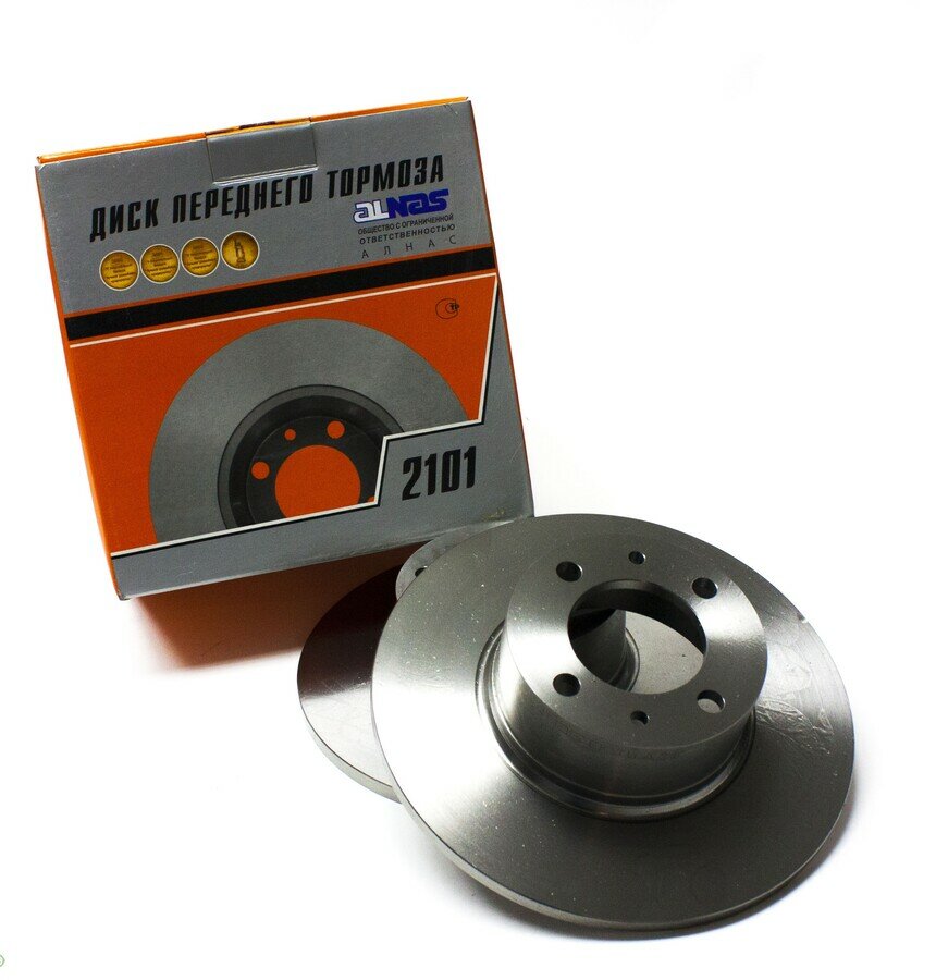 Диск тормозной передний ВАЗ 2101 ALNAS (артикул 21010-3501070-01)