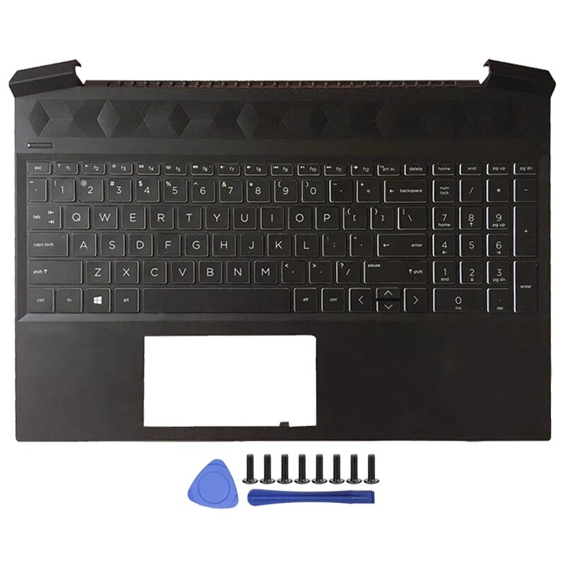 HP Pavilion Gaming 15-EC крышка клавиатуры с клавиатурой