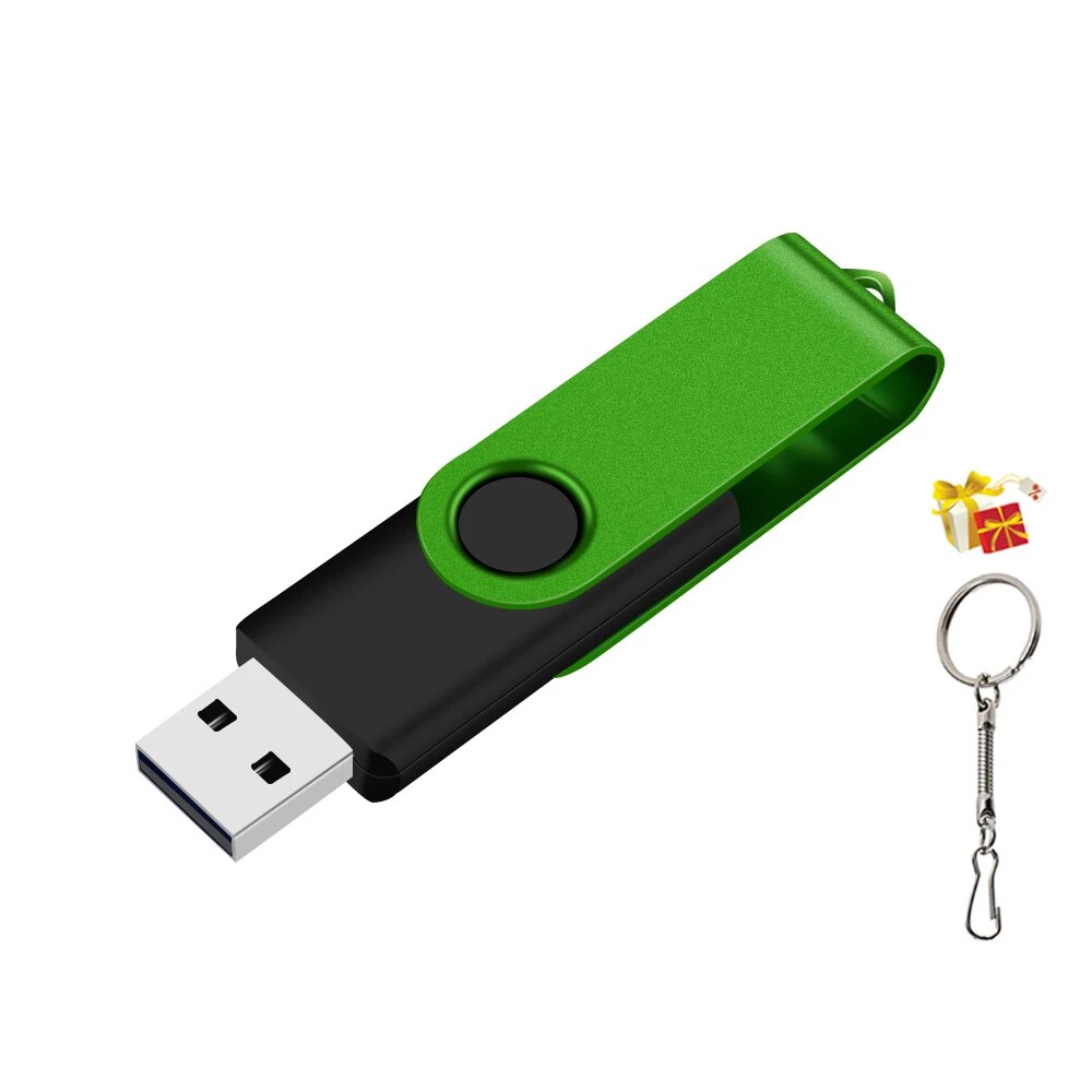 Зеленая USB флешка SHANDIAN PAY 128MB