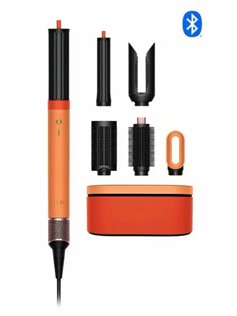 Стайлер для волос Dyson HS09 Airwrap Coanda 2x, 1700 Вт, ионизация, поддержка Bluetooth, Apricot/Topaz