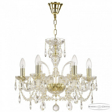 Люстра хрустальная 105/6/165 G Bohemia Ivele Crystal (Богемия Ивеле Кристалл)