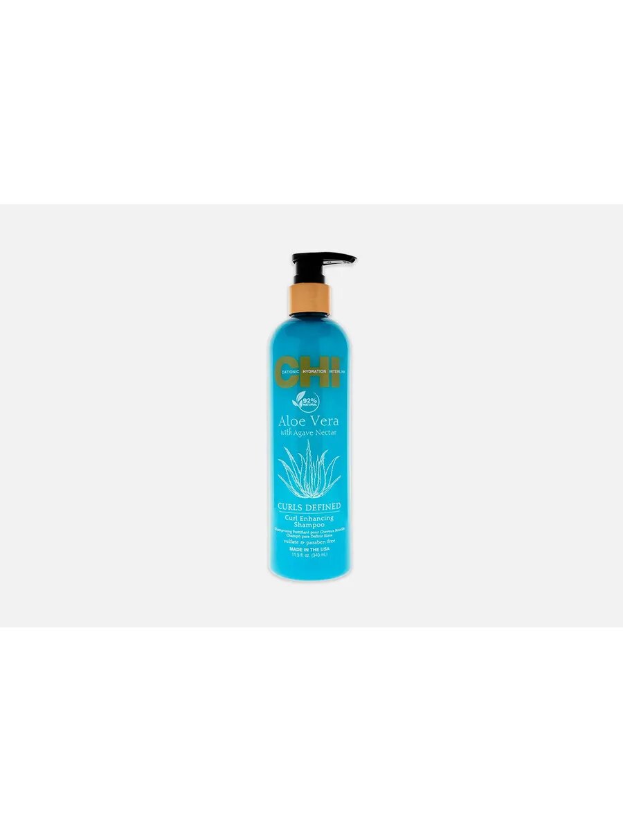 Шампунь для вьющихся волос CHI Aloe vera Agave nectar 340 мл