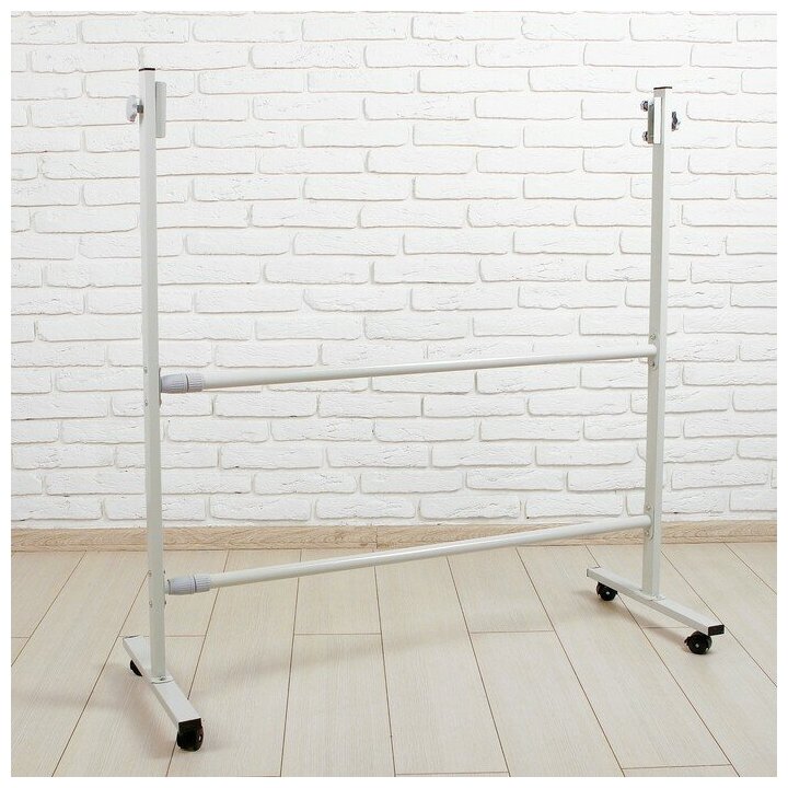 Подставка на колесах регулируемая для магнитно-маркерной, меловой, пробковой доски от 120 см до 200 см