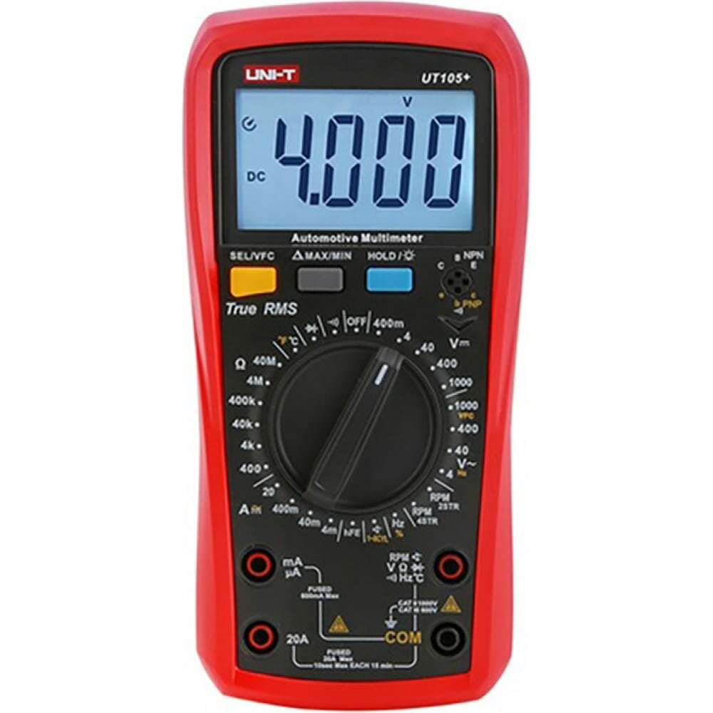 Автомобильный мультиметр UNI-T ut105+