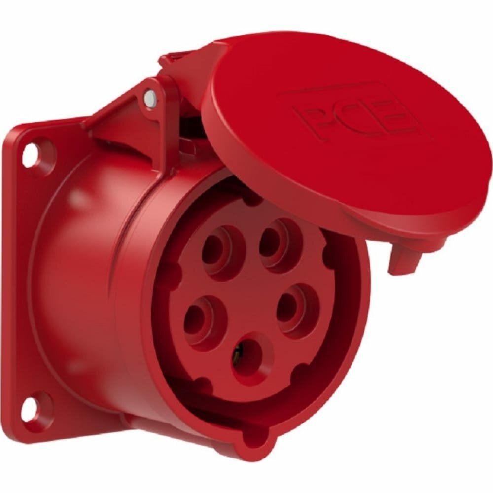 Встраиваемая розетка PCE 16А 400V 3P+N+E IP44 315-6