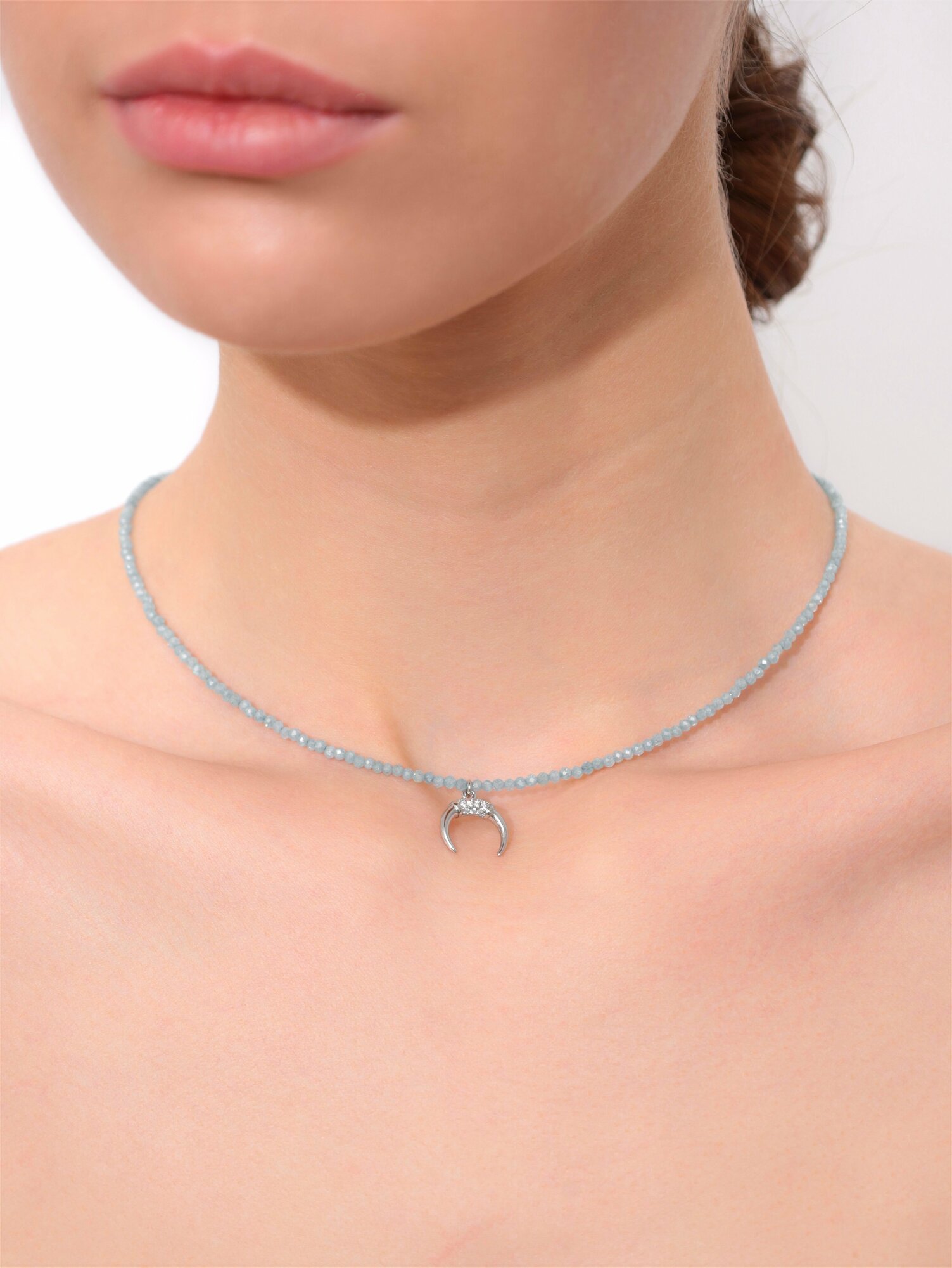 Чокер, фианит