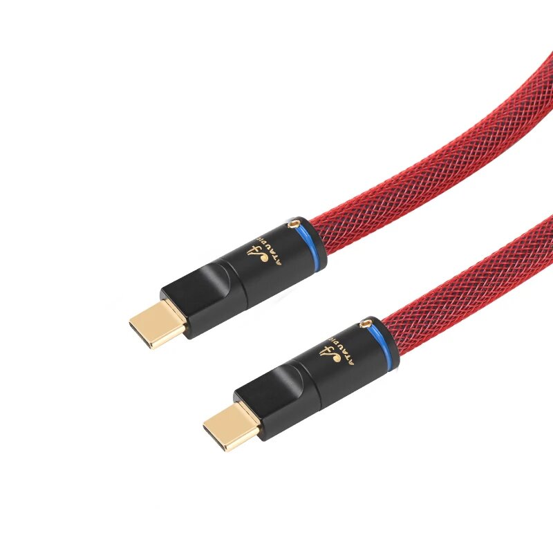 Hi-Fi USB аудиокабель Pure Silver USB A к B Type C-C, 0.5m