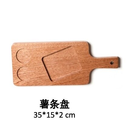 Тарелка Sanchuang "Ins Wind", деревянная, 35 см