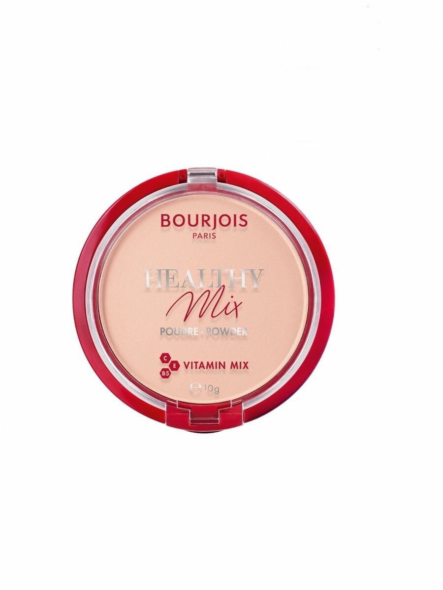 Bourjois Paris / Пудра для лица Healthy Mix тон 01 Porcelain 10 г