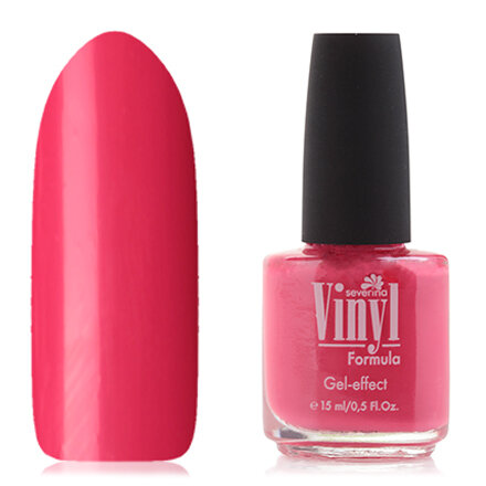 Severina Лак с гелевым эффектом Severina Vinyl №6 - розово-ягодный