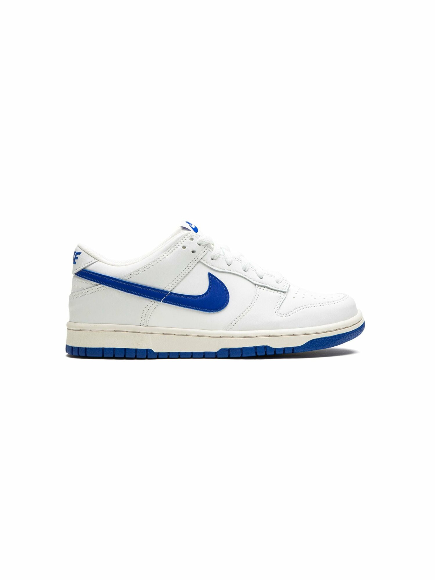 Кроссовки NIKE Dunk Low 'Summit White Hyper Royal', размер 40 EU, белый — фото 1