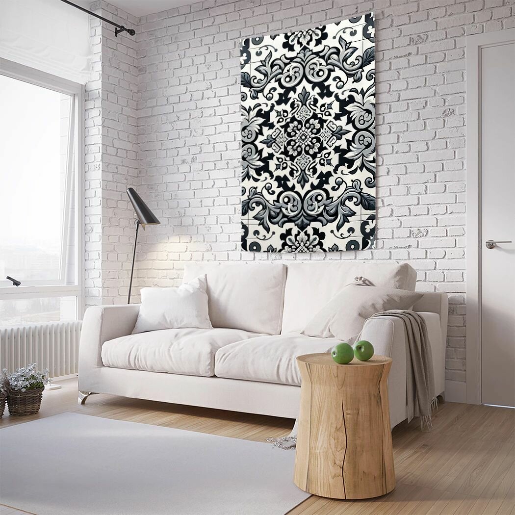 Вертикальное фотопанно на стену JoyArty "Узоры ковра", из ткани, 150х200 см