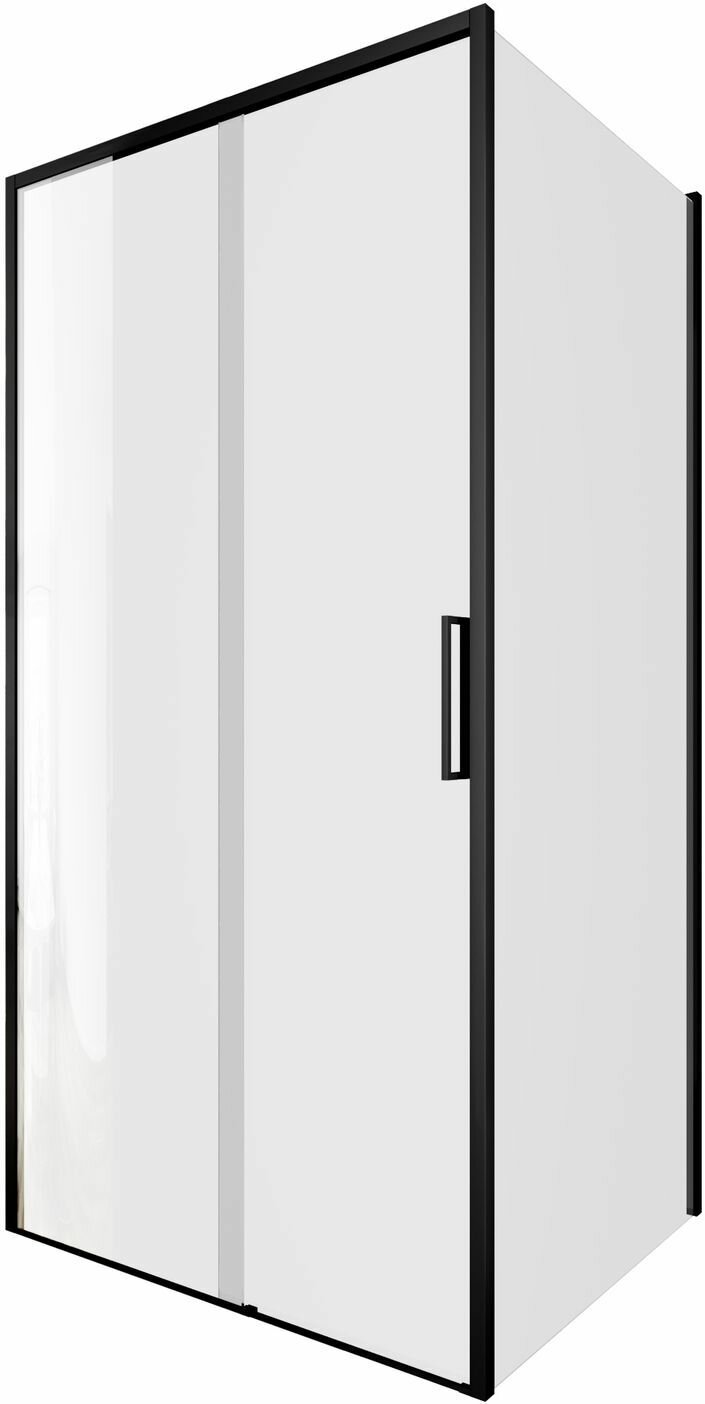 Душевой уголок Aquanet Pleasure Evo 100x80 AE65-100x80-BT профиль черный, прозрачное стекло
