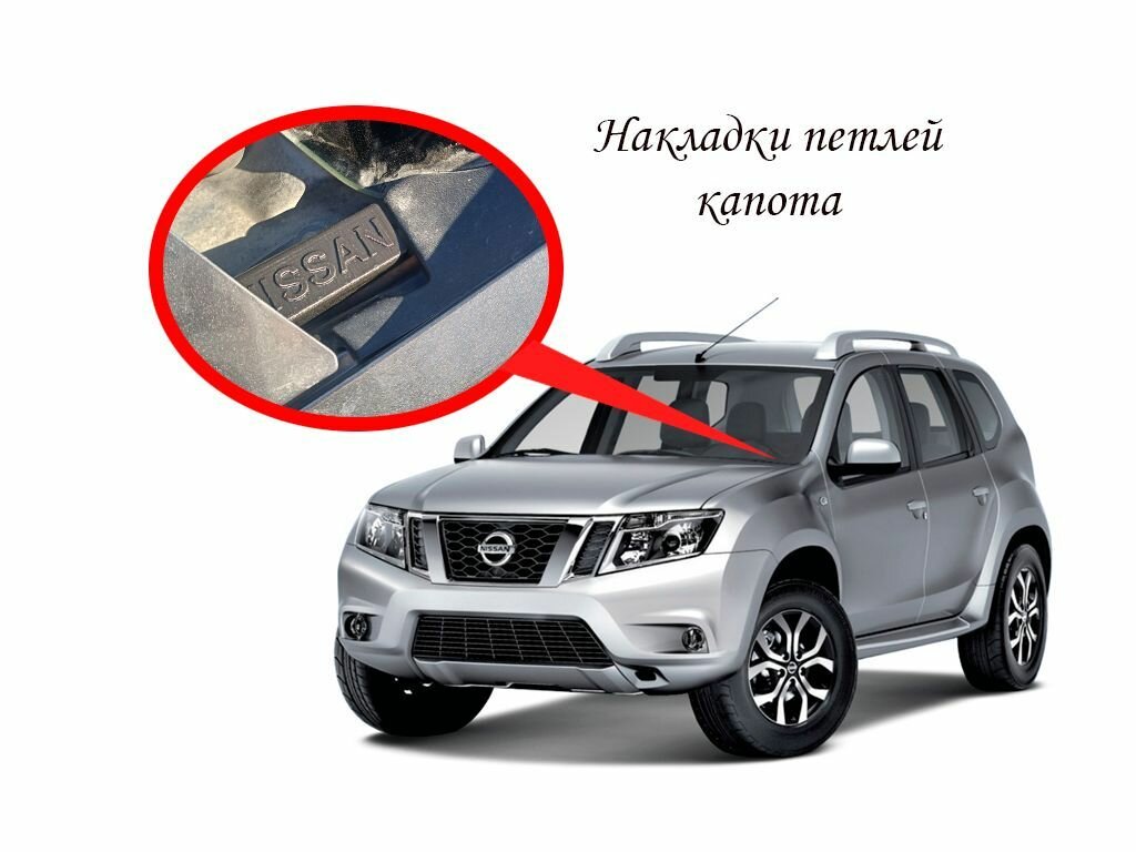 Накладки петлей капота Nissan Terrano
