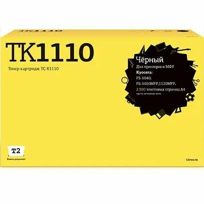 Картридж T2 TK-1110 для Kyocera FS-1040/1020MFP/1120MFP (2500 стр.) с чипом