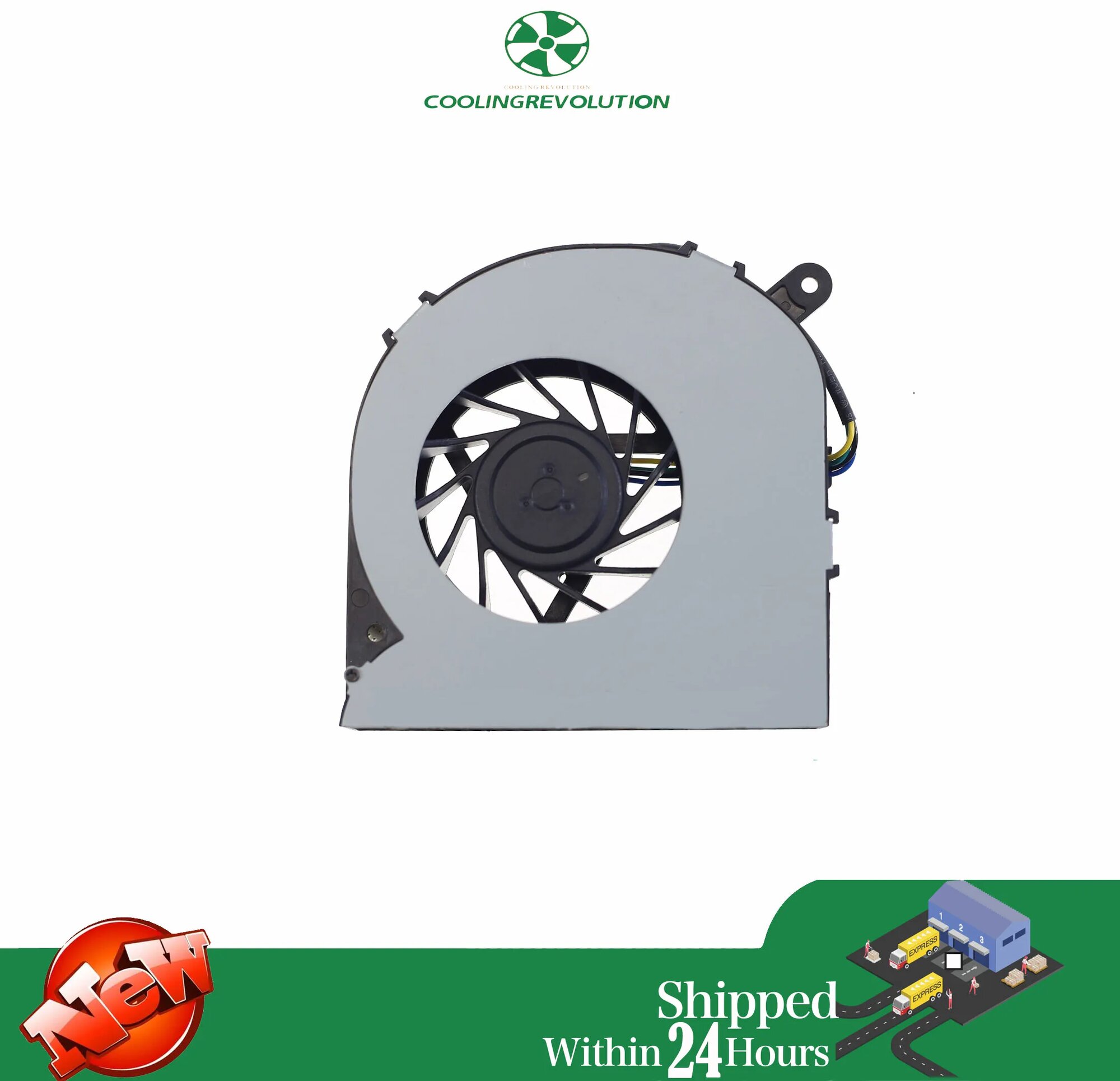 Универсальный вентилятор охлаждения процессора KDB0712HB DC12V 0,45A 4-контактный