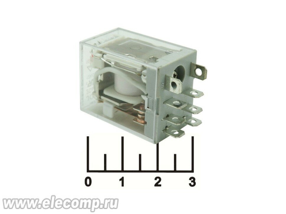Реле ~220V 10A/240V JQX-13F-2C-A-AC220V-1