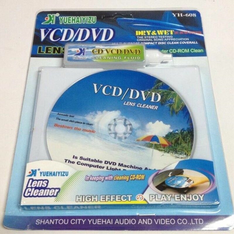 Чистящий диск CD/DVD/Blu-ray 2 в 1