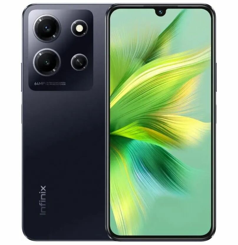 6,66" Смартфон Infinix NOTE 30i 8/128 ГБ (X6716) черный