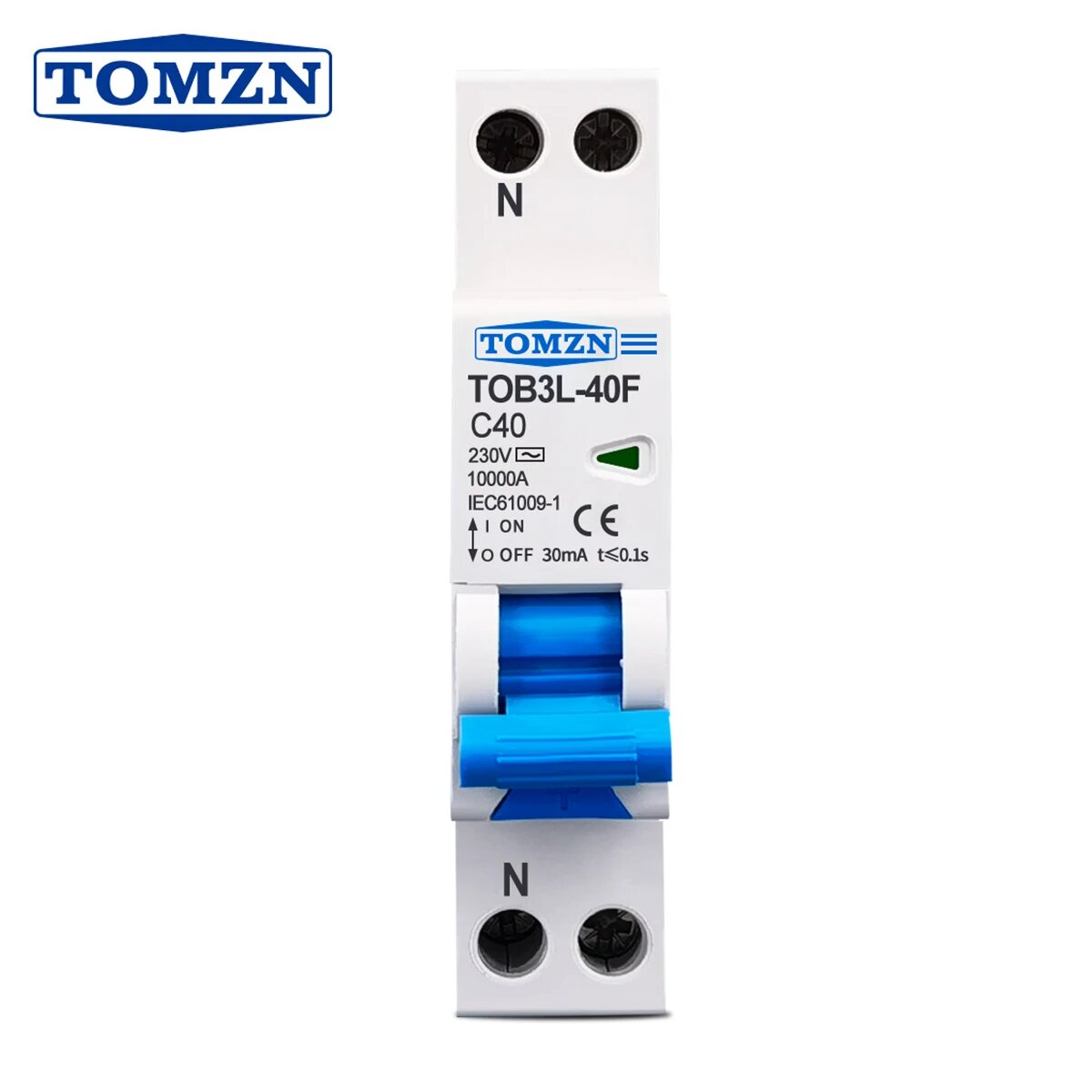 Автоматический выключатель дифференциального тока TOMZN 18 мм 20А