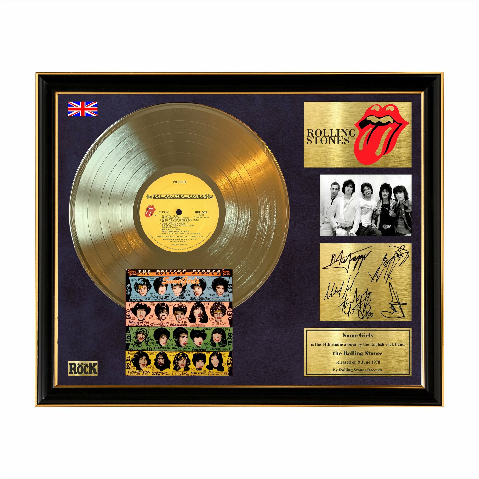 Картина в рамке The Rolling Stones Some Girls
