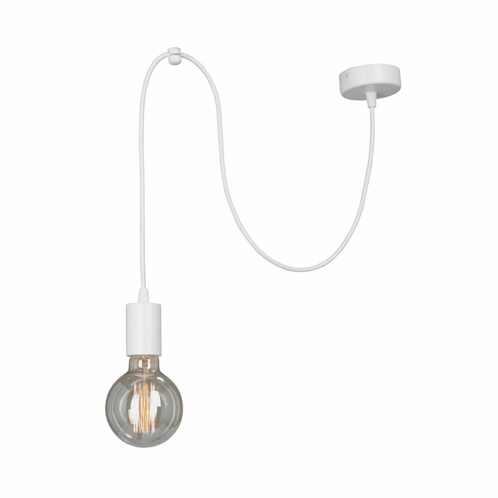 Люстра Vitaluce V4452-0/1S, 1xE27 Макс. 40Вт Белый, Матовый / Виталюче.