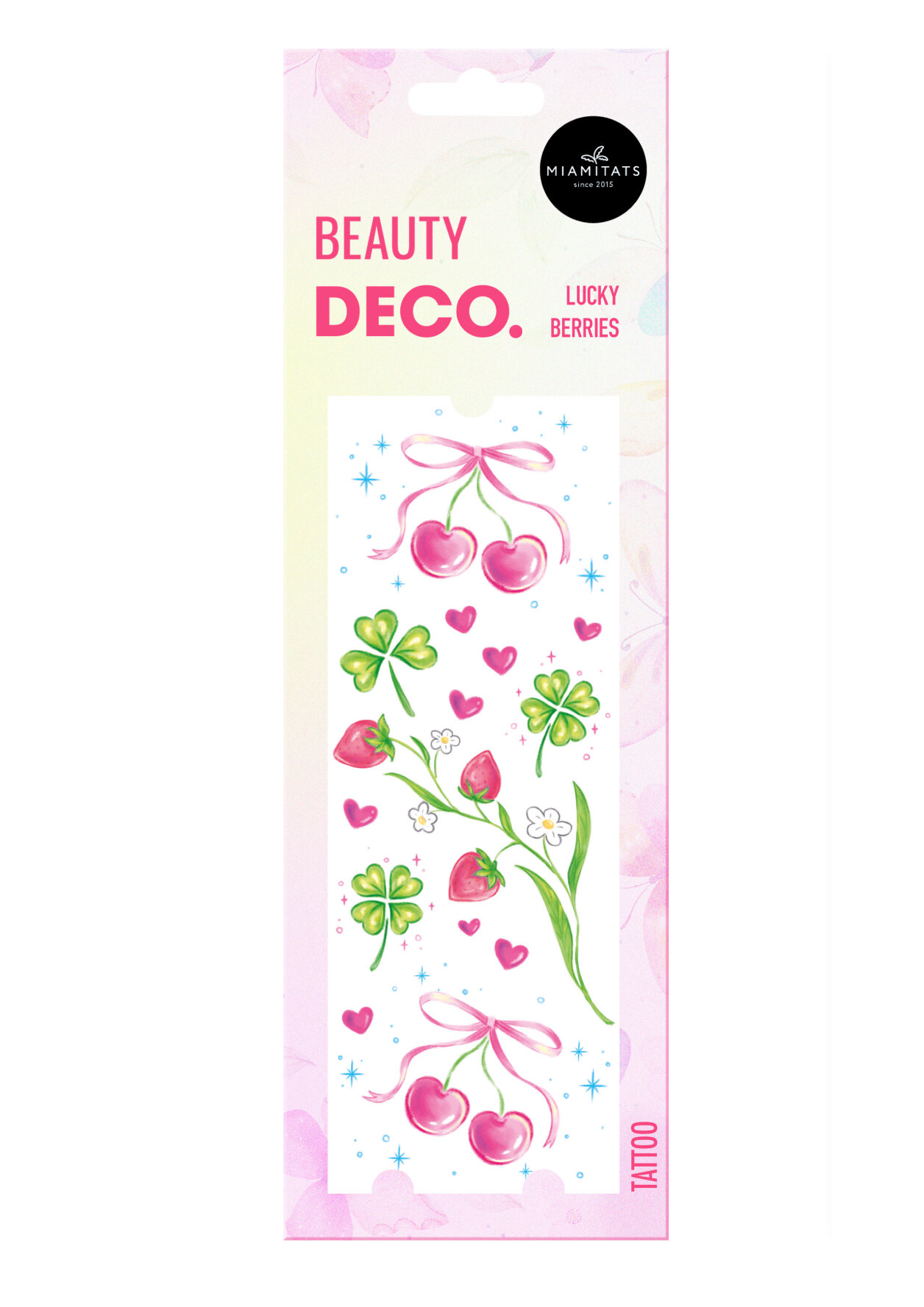 Набор переводных татуировок для тела DECO. FAIRYCORE by Miami Tattoos переводная (lucky berries)