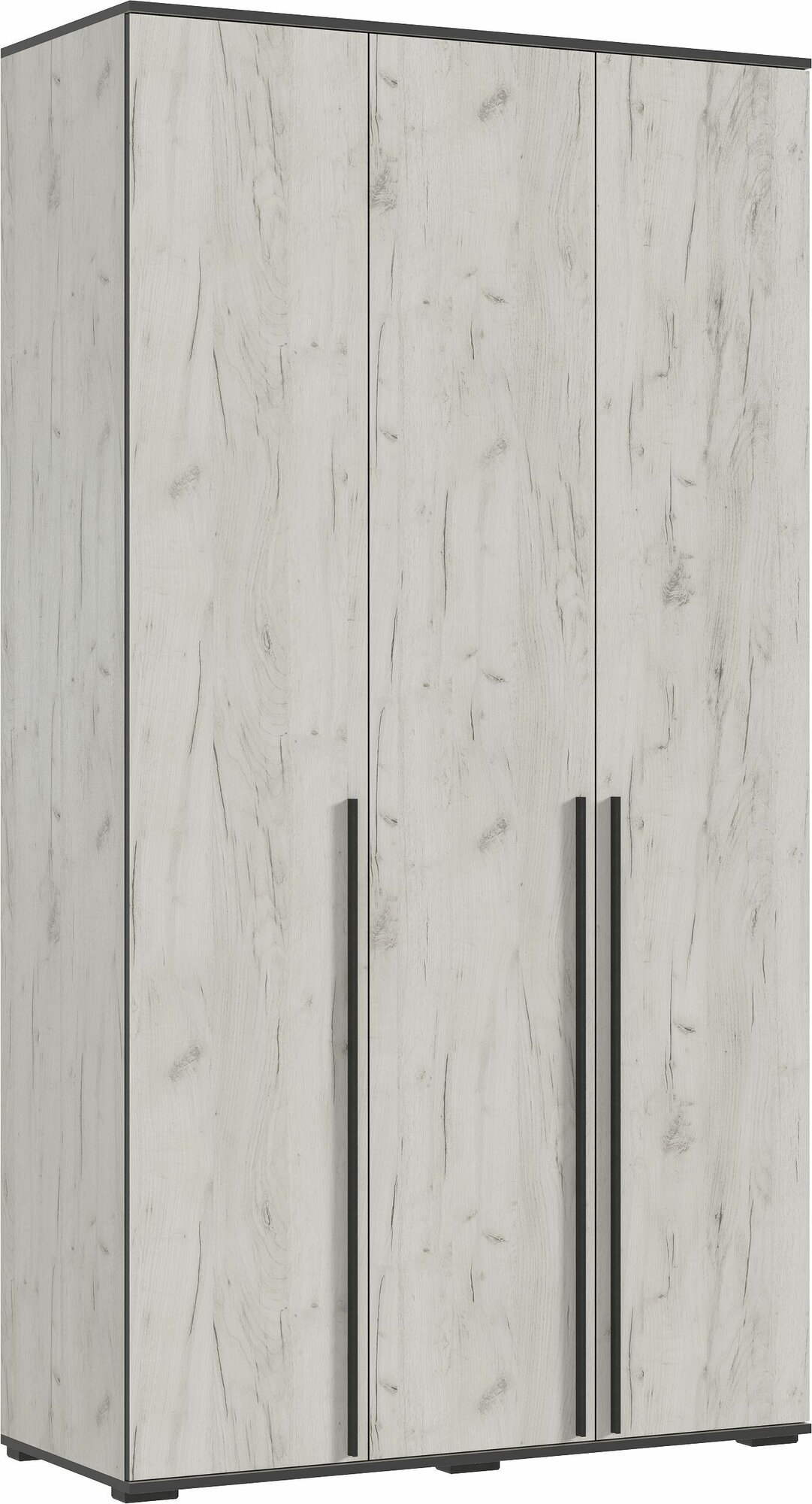 Шкаф 3-х створчатый Норд 120см Дуб крафт белый