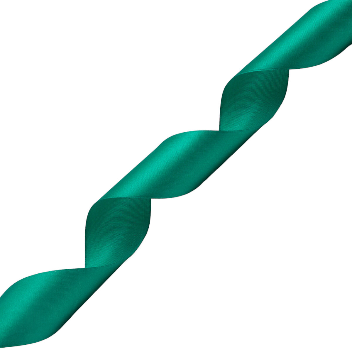 Лента атласная декоративная широкая Айрис, 5см*22,86м (093 тёмно-изумрудный)
