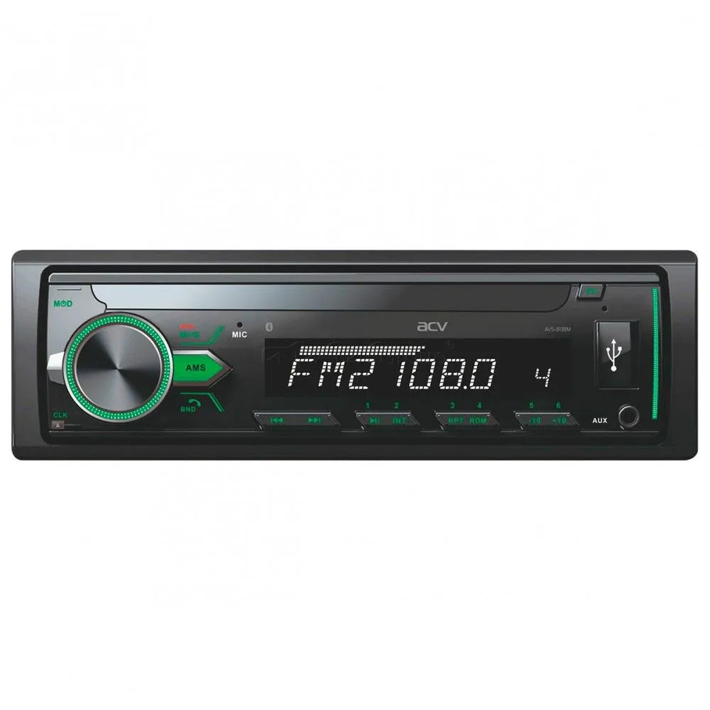 Магнитола автомобильная ACV AVS-813BG 1Din, USB, MP3, WMA, WAV, FLAC, Bluetooth A2DP, HFP
