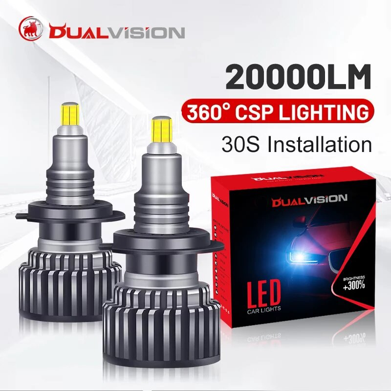Светодиодные лампы H11 Dualvision 20000LM CSP