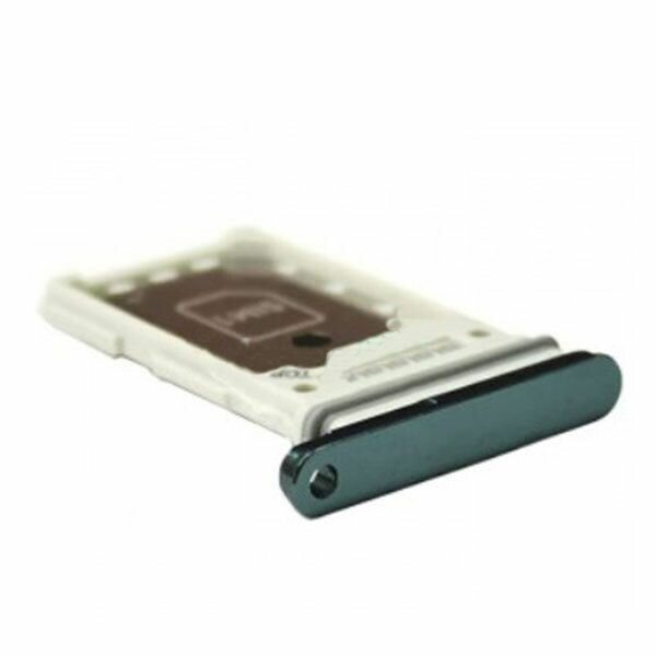 Держатель SIM для Samsung Galaxy S22 Ultra (SM-S908) зеленый card holder адаптер переходник лоток слот для СИМ-карты