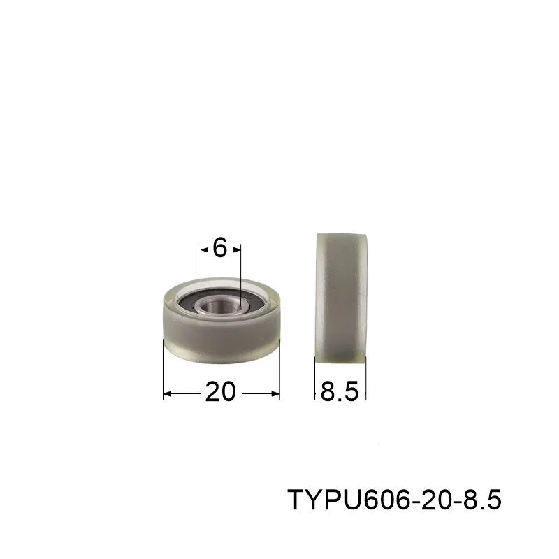 Полиуретановый роликовый шкив TYPU606-20-8.5