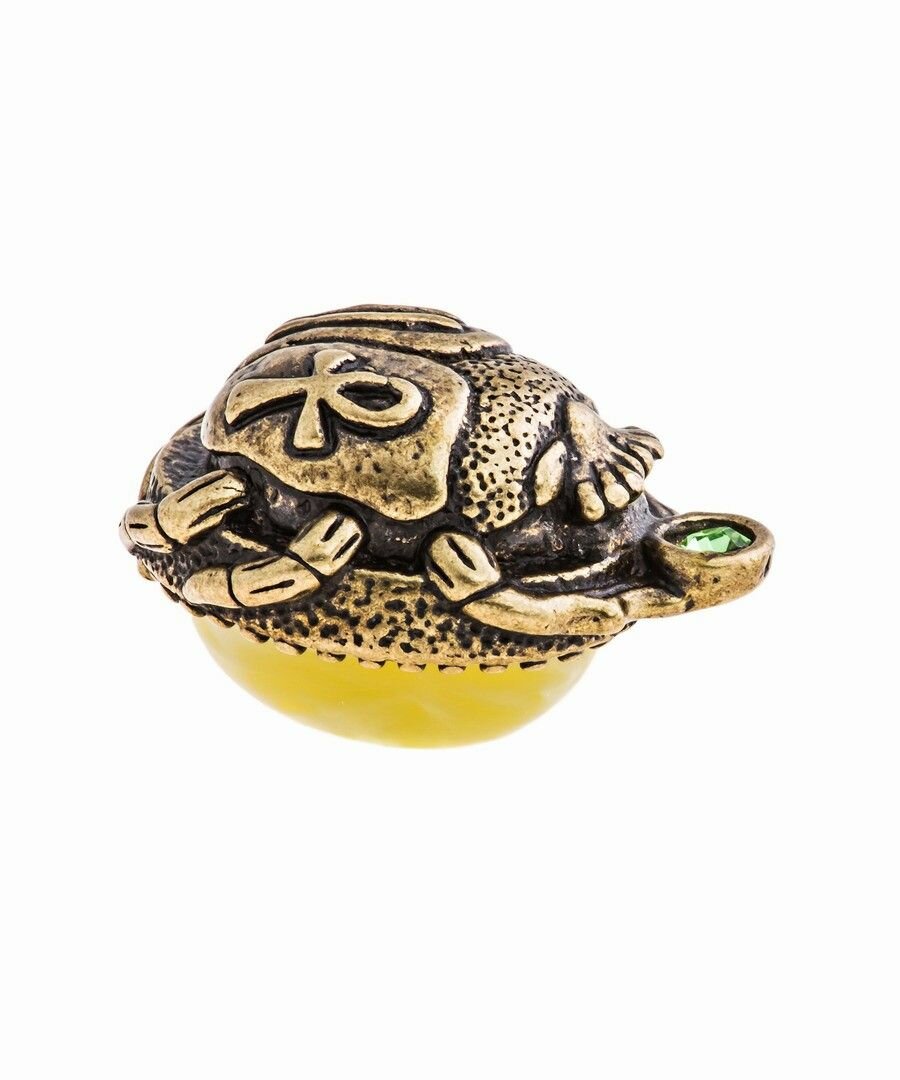 Кошельковый Жук скарабей маленький 548.1, белый