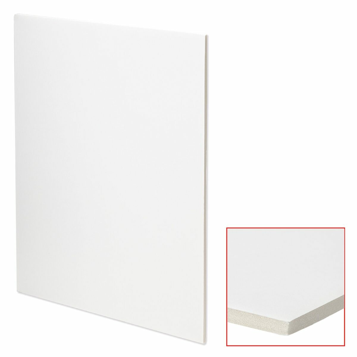 Пенокартон матовый Brauberg, 30х40см, толщина 5мм, белый, набор 5 листов (112468), 10 уп.