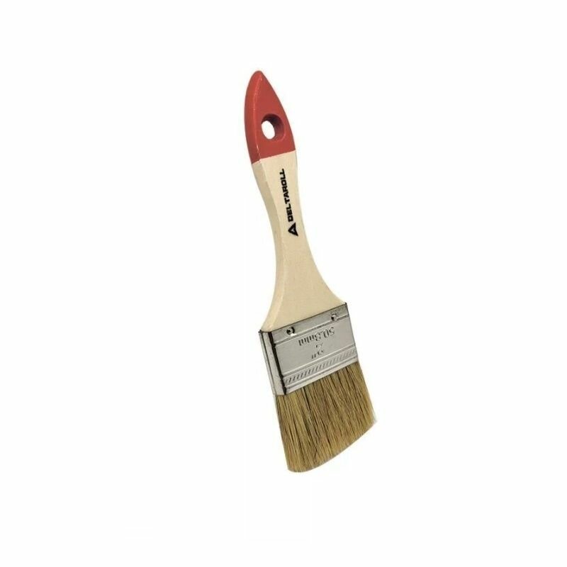 Кисть из натуральной щетины Deltaroll 12650 деревянная ручка (50мм)