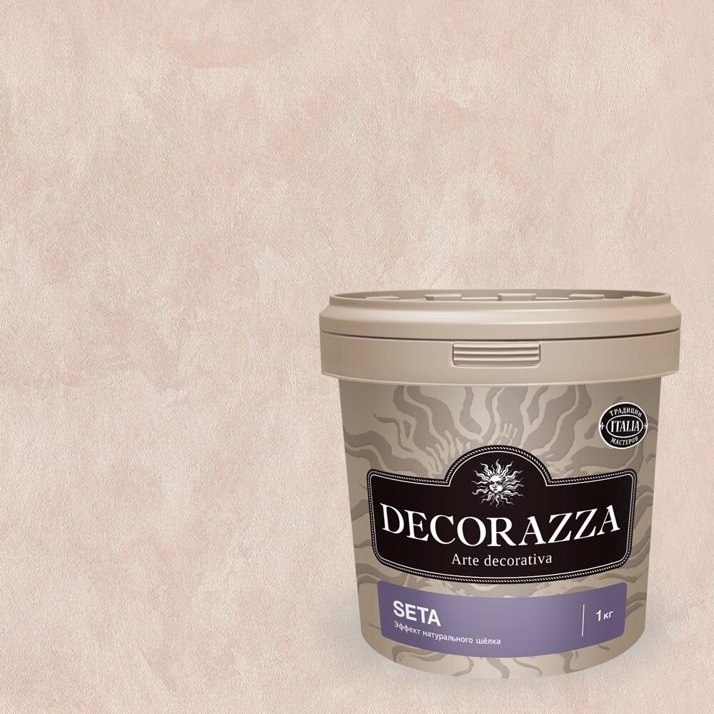Декоративная штукатурка с эффектом натурального шелка Decorazza Seta (1кг) ST 11-93